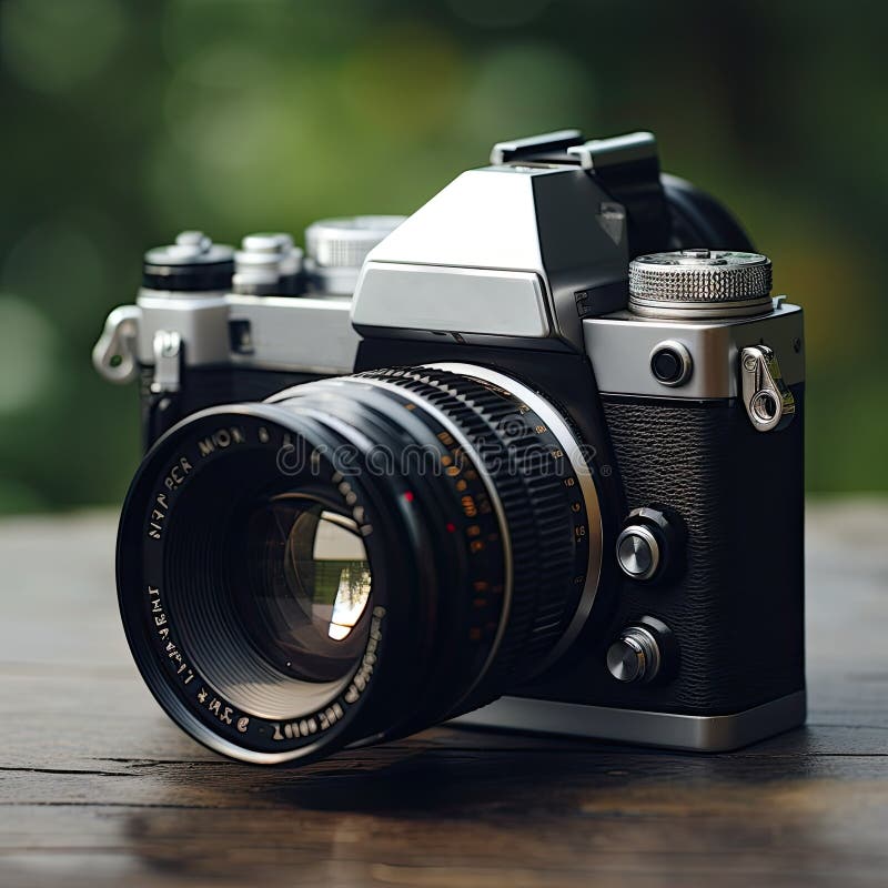 Digital Single Lens Reflex Camera Stock Illustration - Illustration of ...