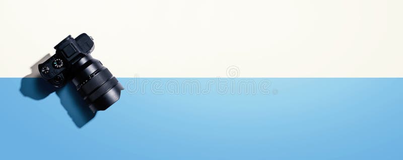 Digital Single-lens Reflex Camera Stock Image - Image of copy, shadow ...