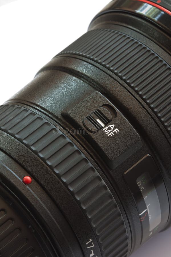 Digital Single Lens Reflex (DSLR) Lens Stock Photo - Image of display ...