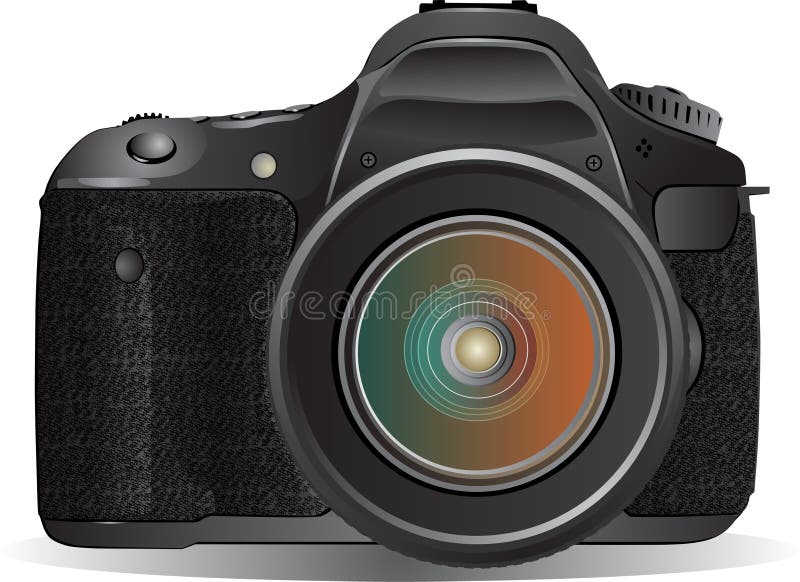 Vector Retro Camera XXL Icon Stock Vector - Illustration of single ...