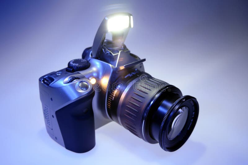 Digital SLR camera stock image. Image of studio, creative - 5791655