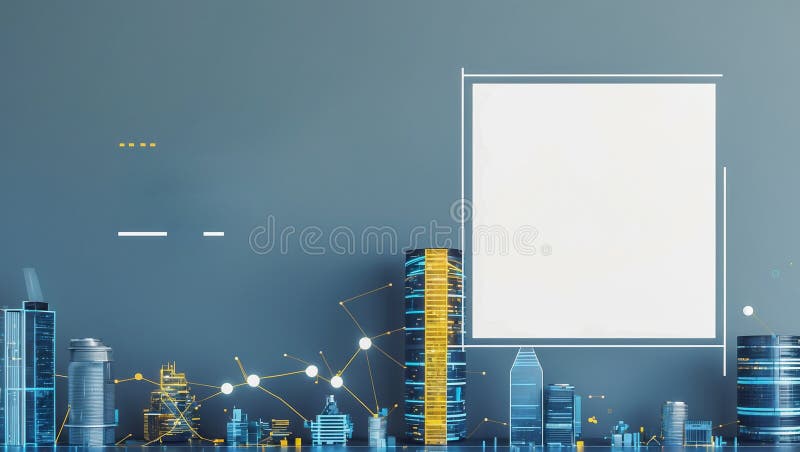 Digital Smart City Concept with Futuristic Infographics Stock ...