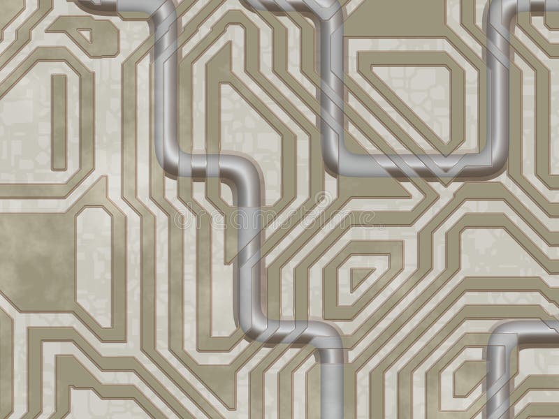 Digital pipe stock illustration. Illustration of internet - 7250973