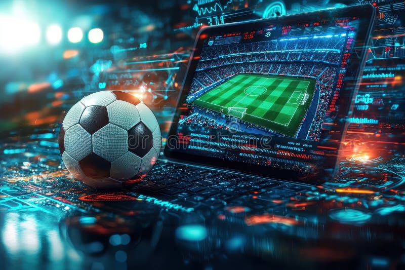 Digital Soccer Match Statistics and Analysis Stock Photo - Image of ...
