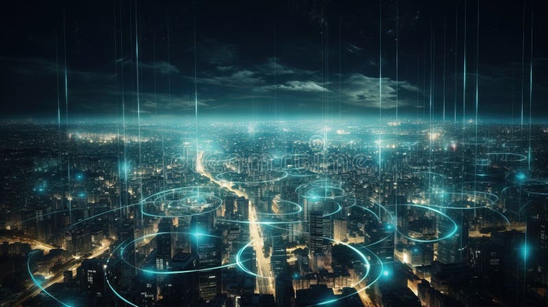 Ai Generated Future Abstract Smart City Stock Illustrations – 2,356 Ai ...