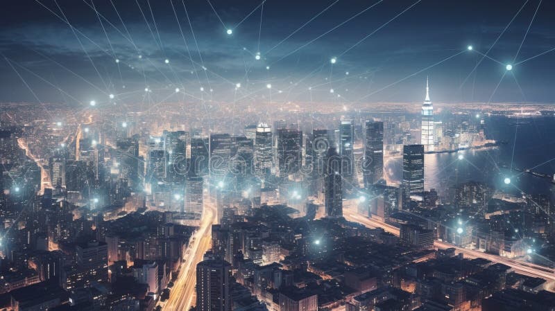 Ai Generated Future Abstract Smart City Stock Illustrations – 2,356 Ai ...