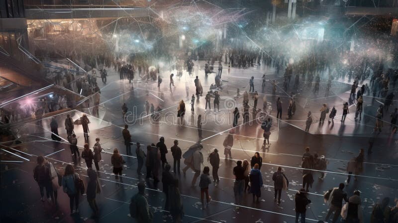 Ai Generated Future Abstract Society Stock Illustrations – 911 Ai ...