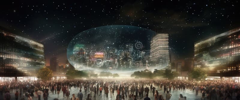 Ai Generated Future Abstract Society Stock Illustrations – 938 Ai ...