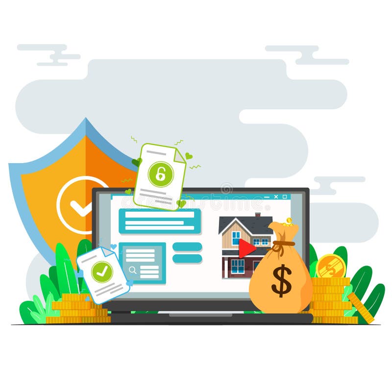 Digital Solutions for Property Transactions Online Stock Photo - Image of ownership, deal: 383143868