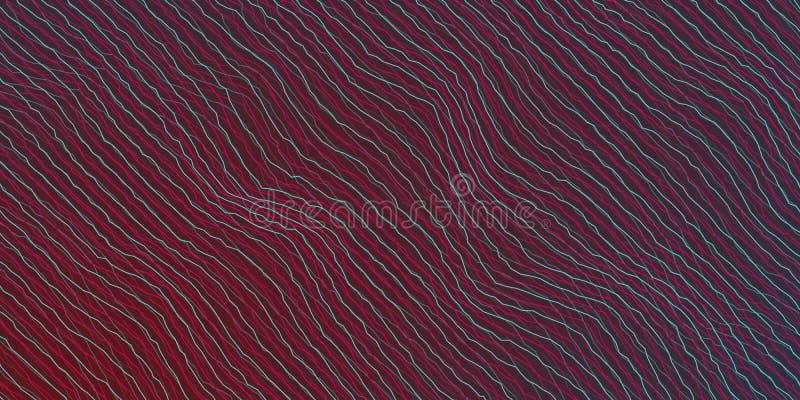 Digital Sound Wave Distortion. Vector Equalizer Frequency Glitch Effect ...