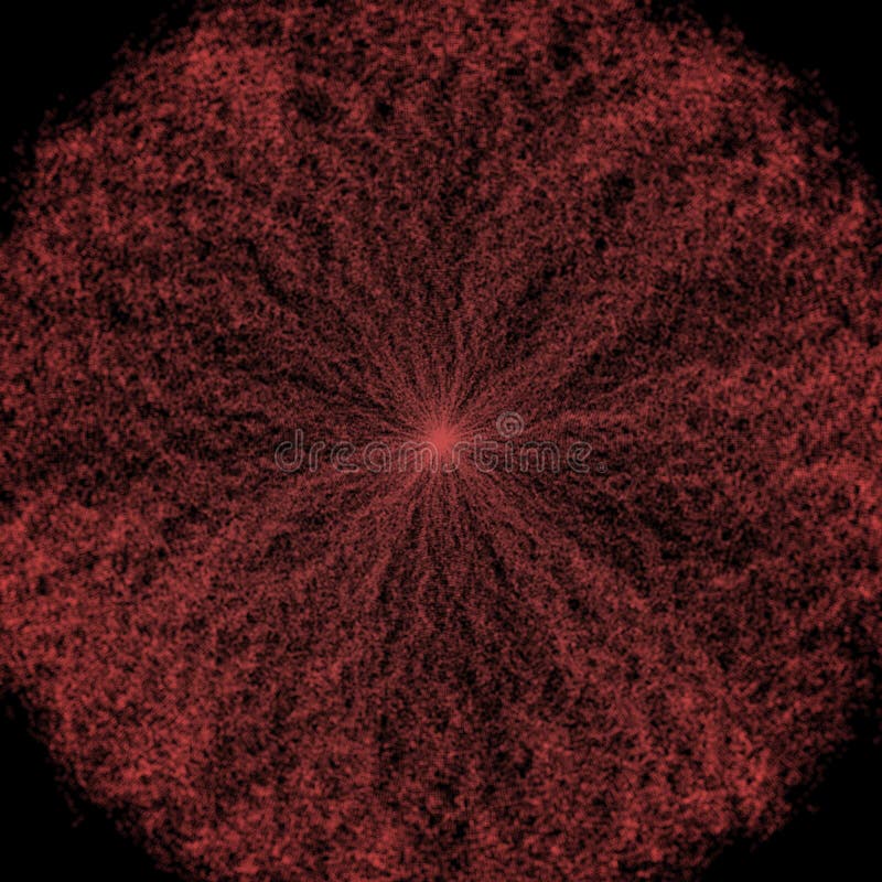 Digital Space Burst with Particles. Science Vector Illustration. Stock ...