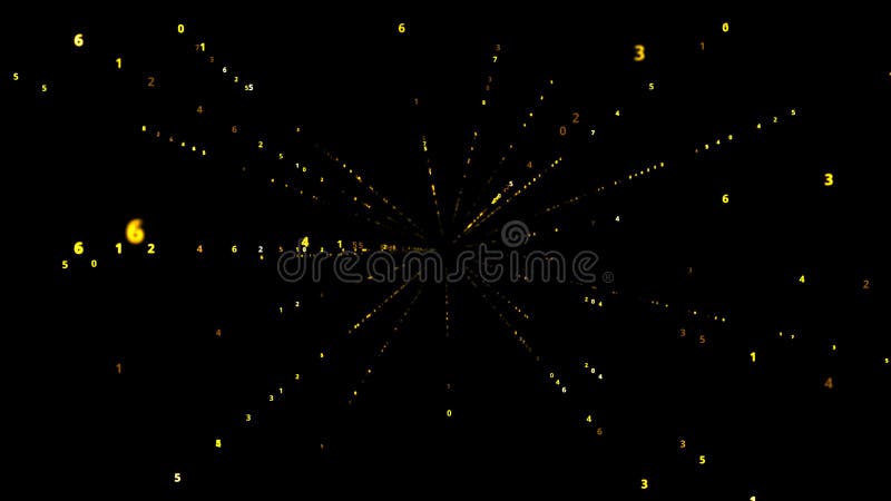 Digital space flow stock footage. Video of flying, data - 280586788