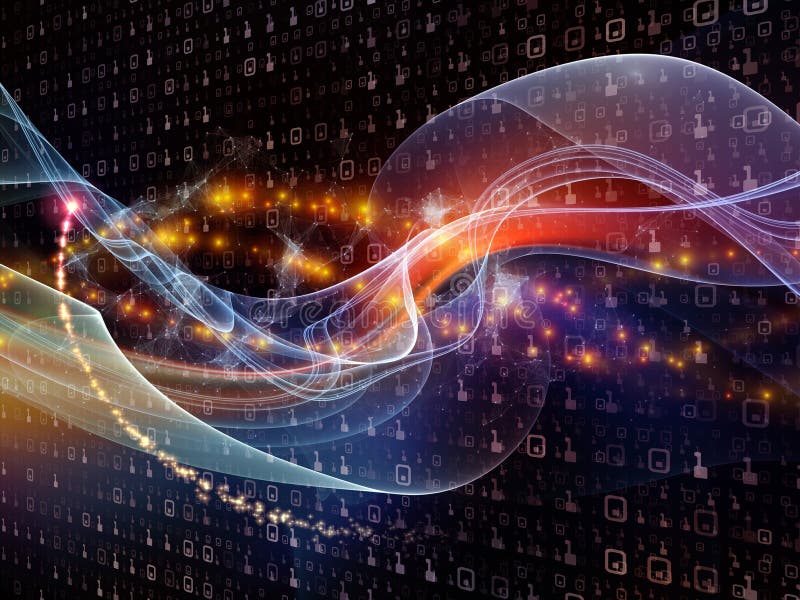 Digital Space stock illustration. Illustration of computation - 216968012