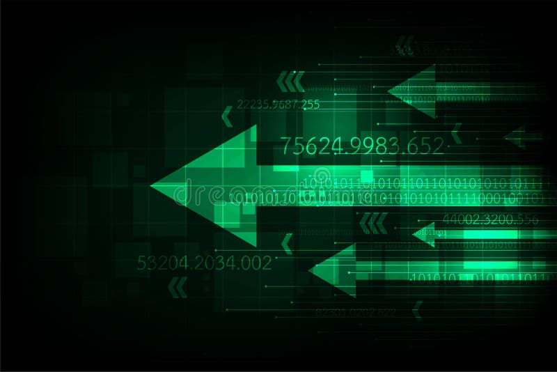 Digital Speed Communication Technology. Stock Vector - Illustration of ...