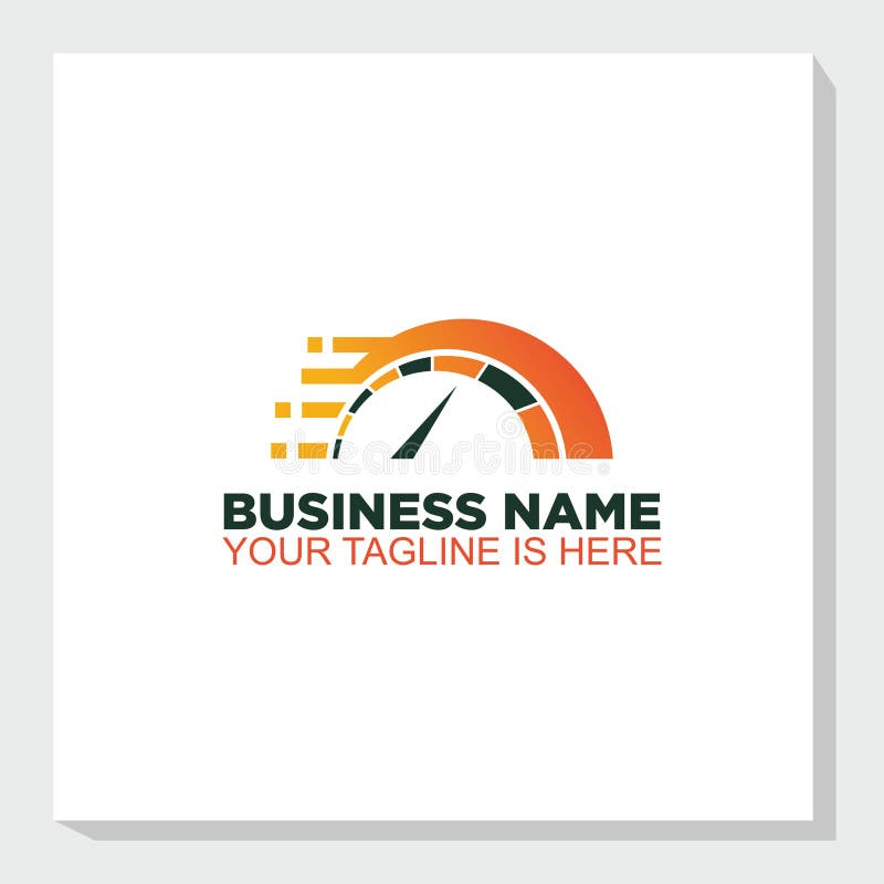 Digital Speed Logo Concept, Speedometer Logo Design Inspiration ...