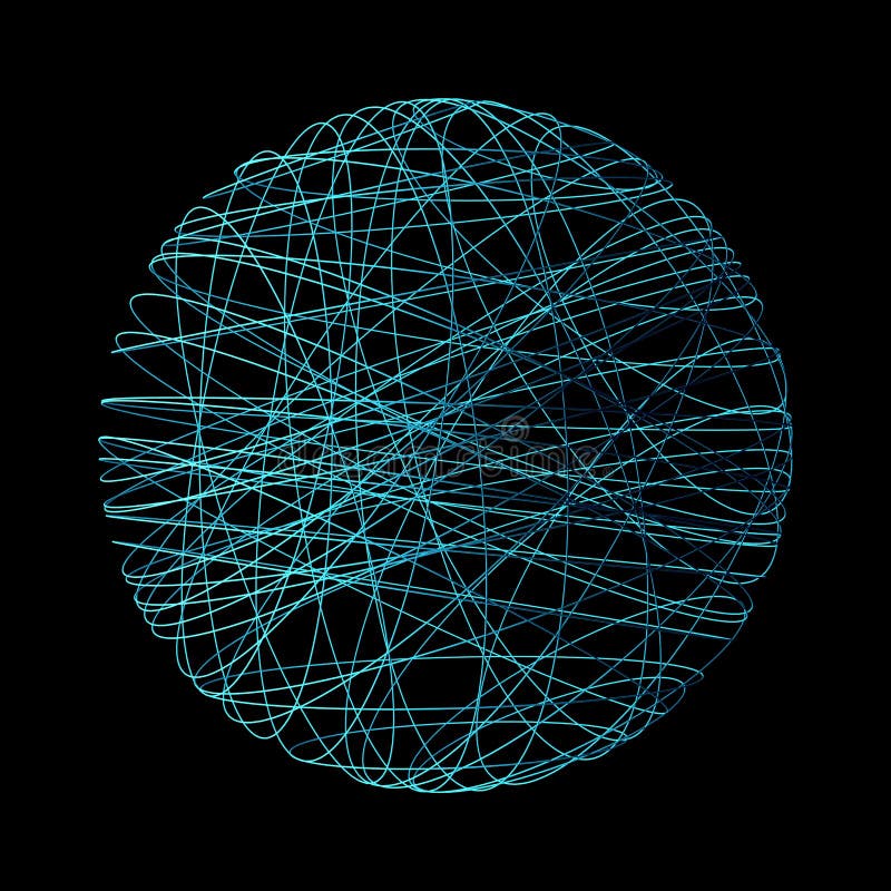 Digital Sphere with Blue Network Connection Lines in Technology Stock ... Digital Sphere with Blue Network Connection Lines in Technology Stock ...