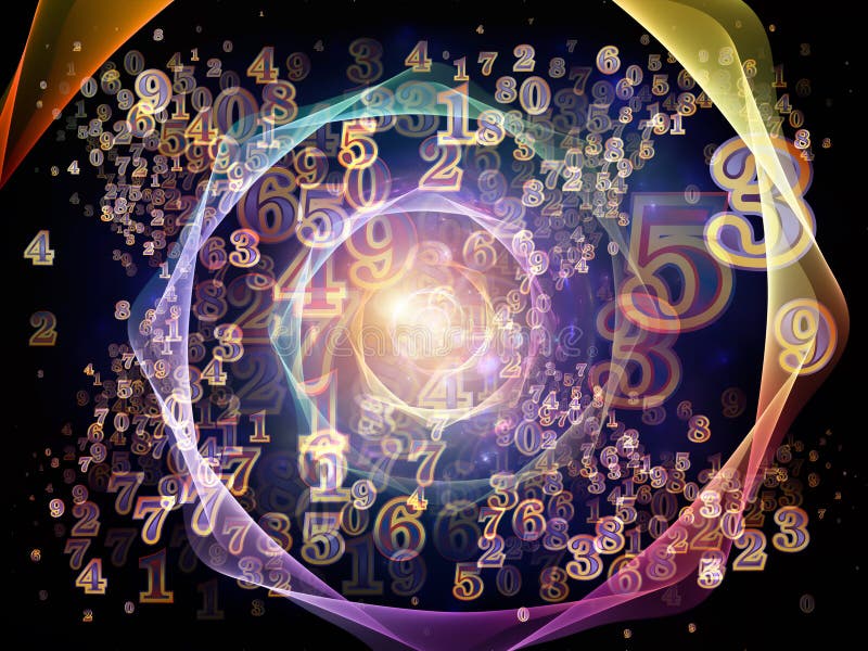 Digital Spiral Source stock illustration. Illustration of digit - 186826715