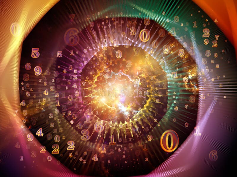 Digital Spiral Source stock illustration. Illustration of abstract ...