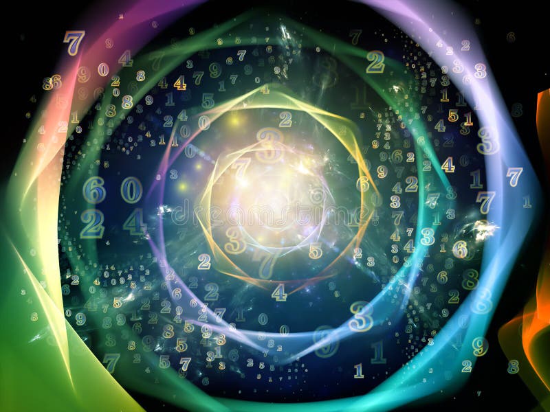 Digital Spiral Source stock illustration. Illustration of abstract ...