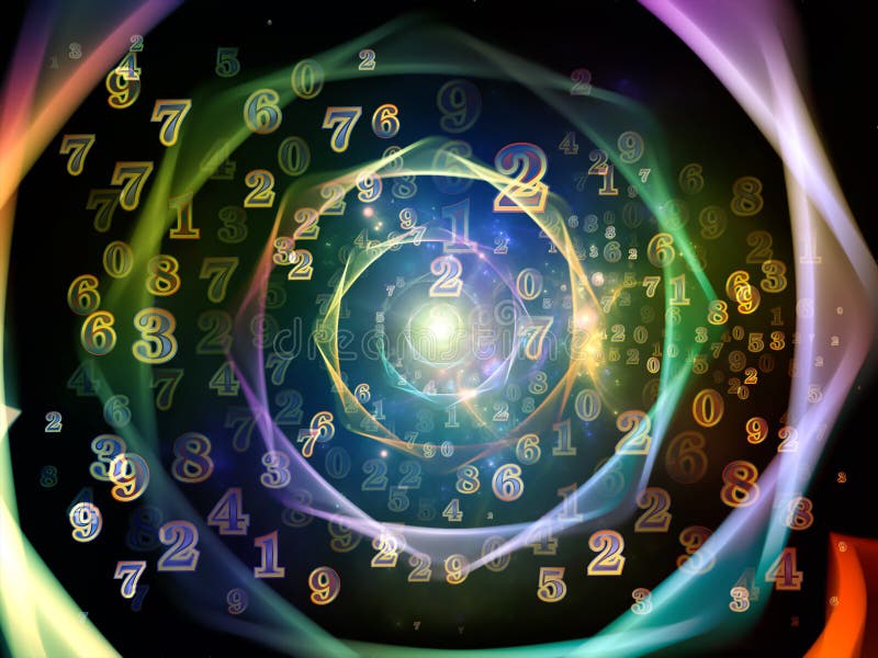 Digital Spiral Source stock illustration. Illustration of digit - 186826715