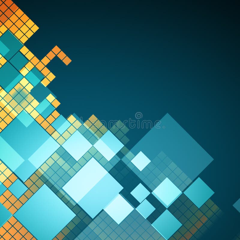 Digital square backdrop stock illustration. Illustration of creative ...