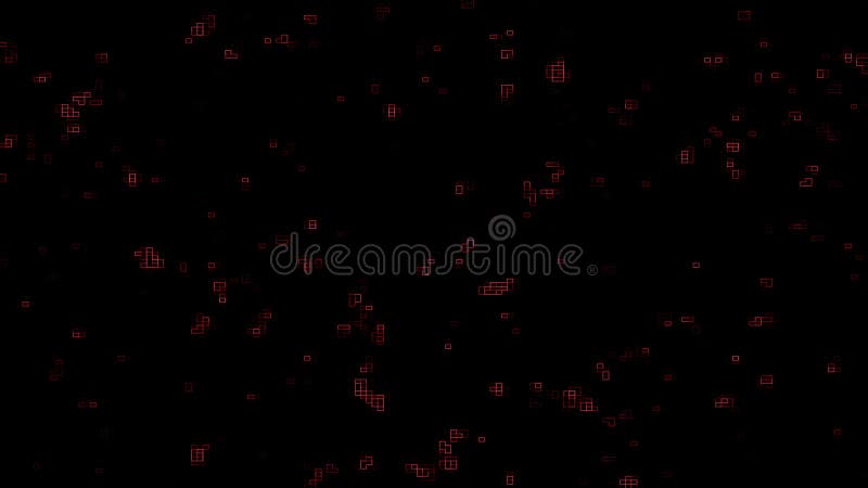 Digital Square Circuit Modern Animated Background Stock Video - Video ...