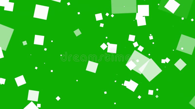Digital Square Shapes Motion Graphics with Green Screen Background ...