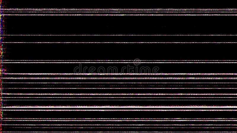 Digital Static TV Noise Vhs Effect. the Problems of the Video Signal ...