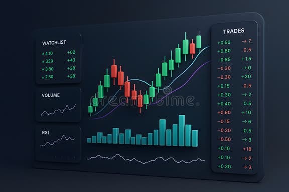 Digital Stock Market Analysis with Interactive Trading Charts and ...