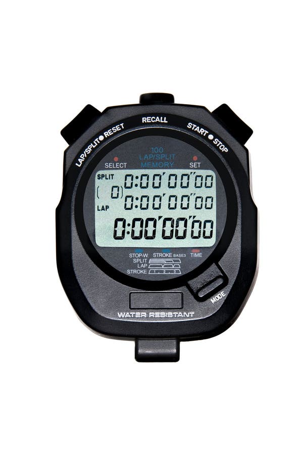 Digital Stopwatch stock photo. Image of measure, crystal - 6494008