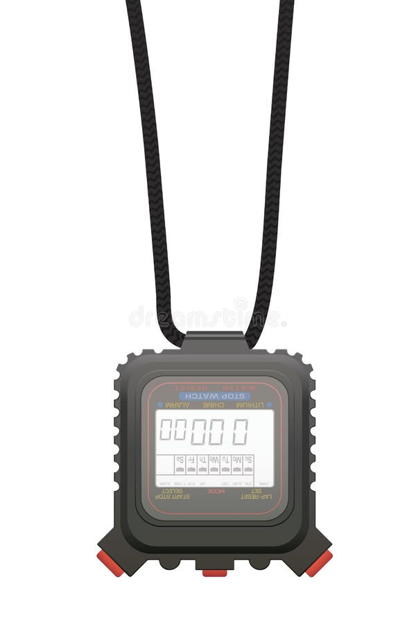 Digital Stopwatch Vector