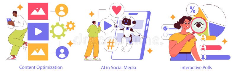 Digital Strategy. Flat Vector Illustration Stock Vector - Illustration ... Digital Strategy. Flat Vector Illustration Stock Vector - Illustration ...