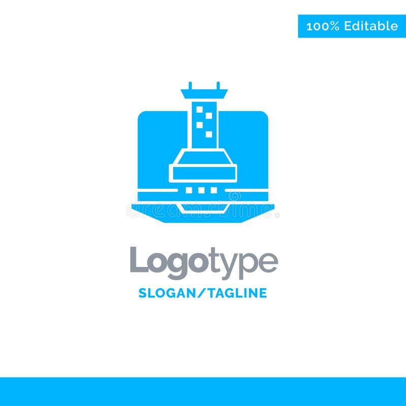 Digital, Strategy, Digital Strategy, Marketing Blue Solid Logo Template ...