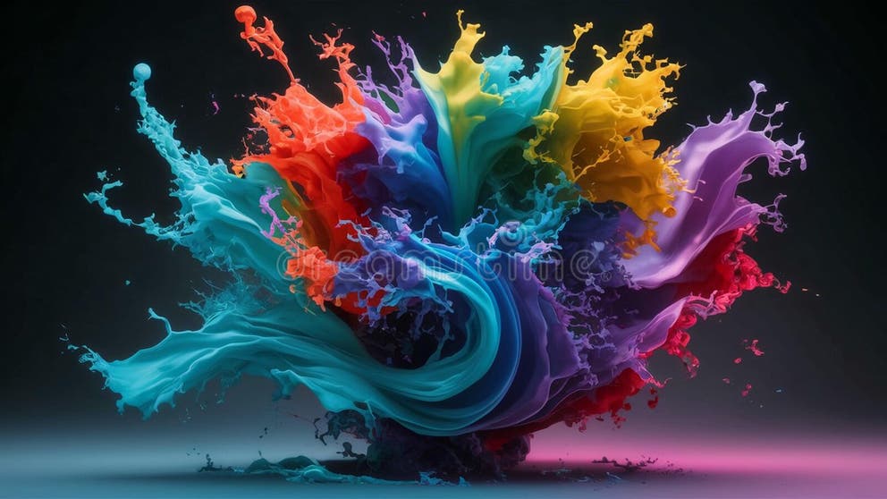 Abstract Blue Digital Stream of Binary Code Flowing with Light and Data Visualization Stock ...