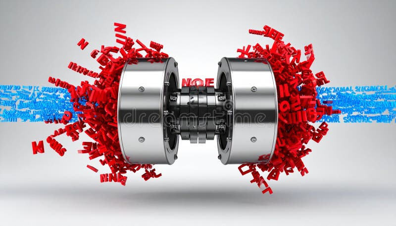 Stress Test Data Streams Collide Stock Illustrations – 1 Stress Test ...