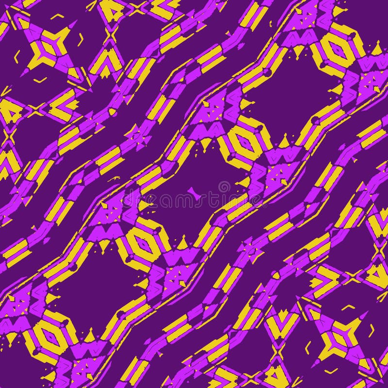 Tech Geometric Modern Pattern Stock Illustration - Illustration of ...