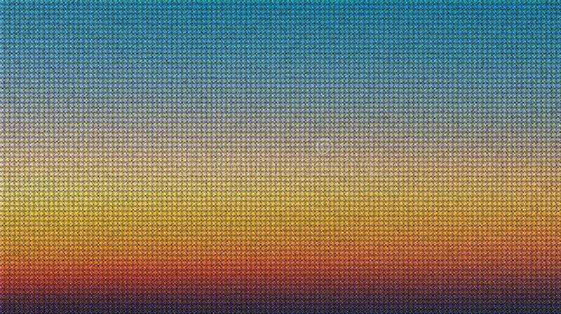 Digital Sunrise: Pixelated Gradient from Blue Stock Image - Image of ...