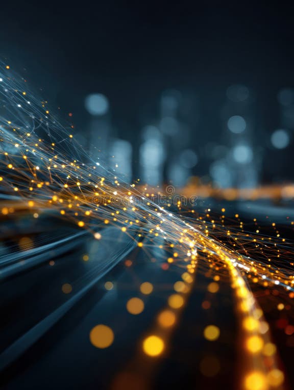 Digital Support Network Visual Featuring Dynamic Motion Blur and ...