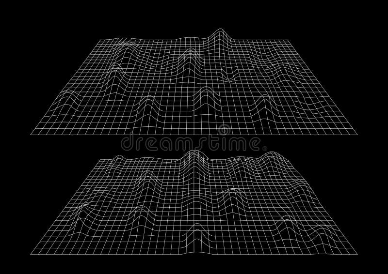 Digital Surface Abstract Background Vector Object Stock Vector ...