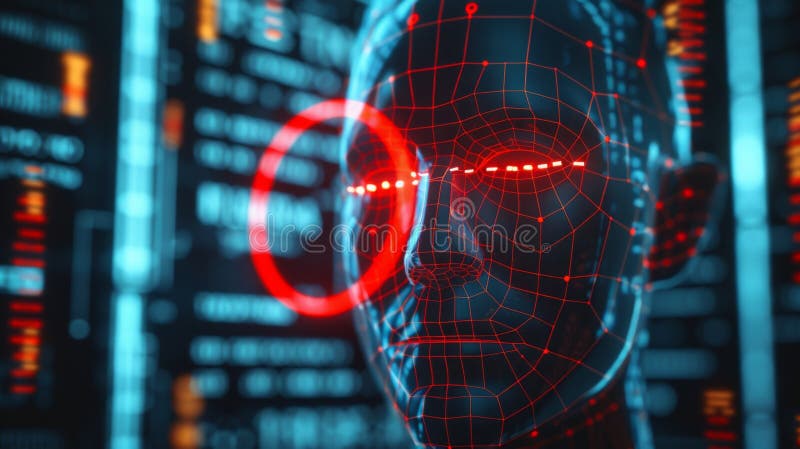 Digital Surveillance and the Threat To Privacy Stock Illustration ...