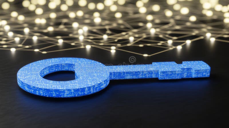 A Digital Symbol of a Magnifying Glass Standing for Search and Data ...