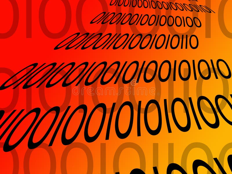 Digital symbols stock illustration. Illustration of electronic - 4086567