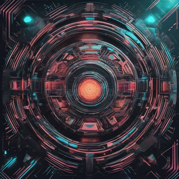 Digital Symmetry Nexus stock photo. Image of texture - 376221664