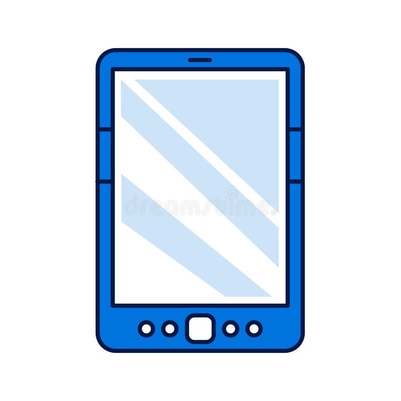 Digital Tablet Color Line Icon. Innovation Technology. E-learning ...
