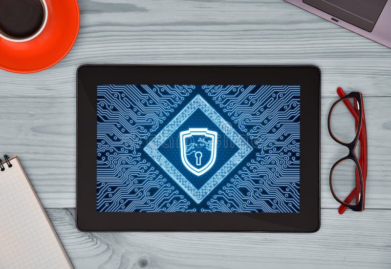 Digital tablet computer stock photo. Image of global - 269136016