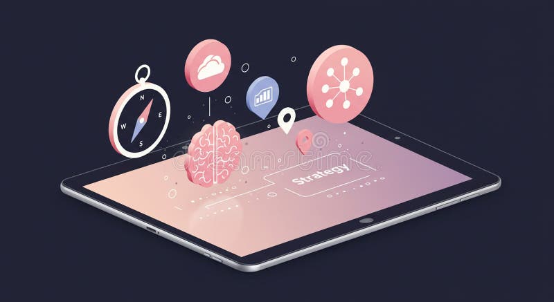 Strategy Icons Compass Stock Illustrations – 875 Strategy Icons Compass ...