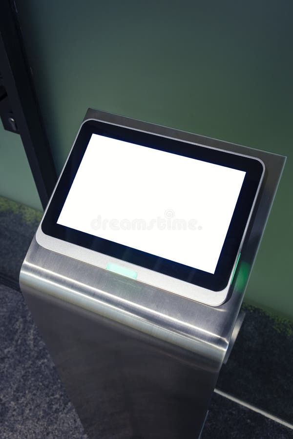 Digital Tablet Mock Up Blank Touch Screen Display Technology Stock ...