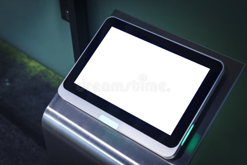 Digital Tablet Mock Up Touch Screen Display Technology Stock Image ...