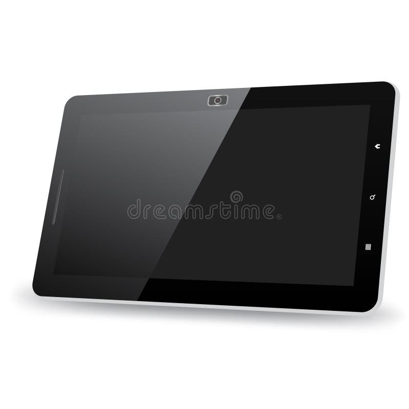Digital tablet PC stock vector. Illustration of screen - 39931853
