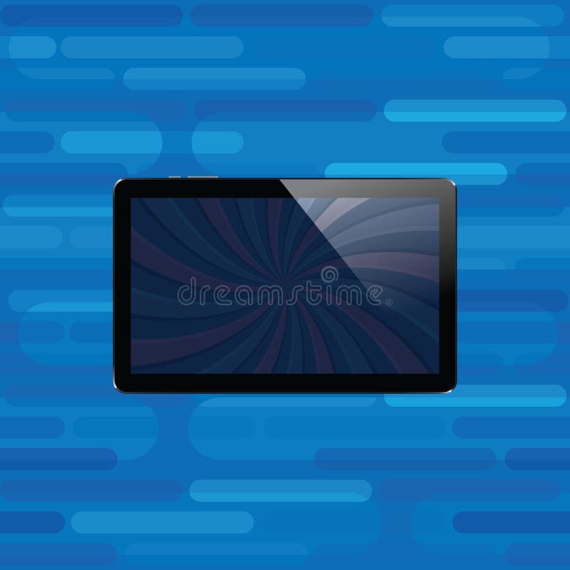 Digital Tablet with Shiny Sensor Screen. Electronic Smart Device ...